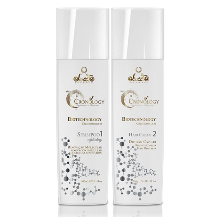 SWEET KIT CRONOLOGY CHAMPU + HAIR CREAM (PASO 1 Y PASO 2) - Glamourazo.com